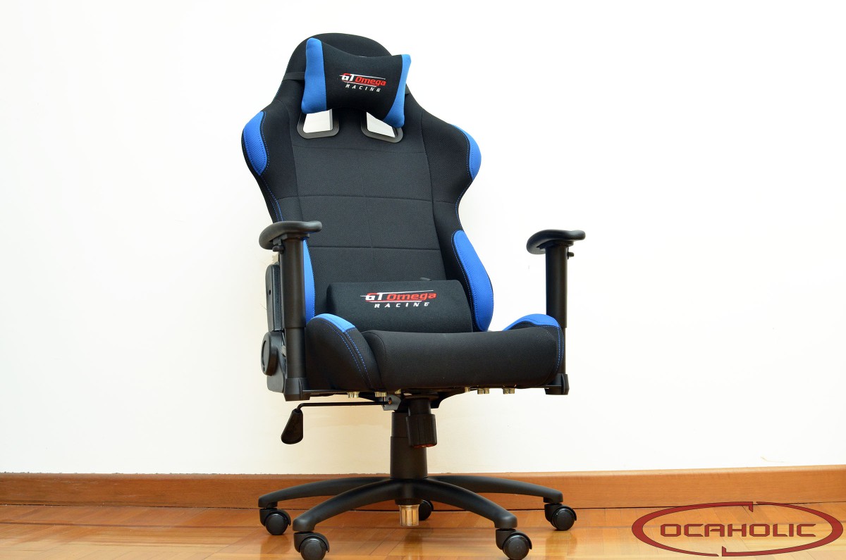 GT Omega Pro Blue Gaming Chair Review - Ocaholic